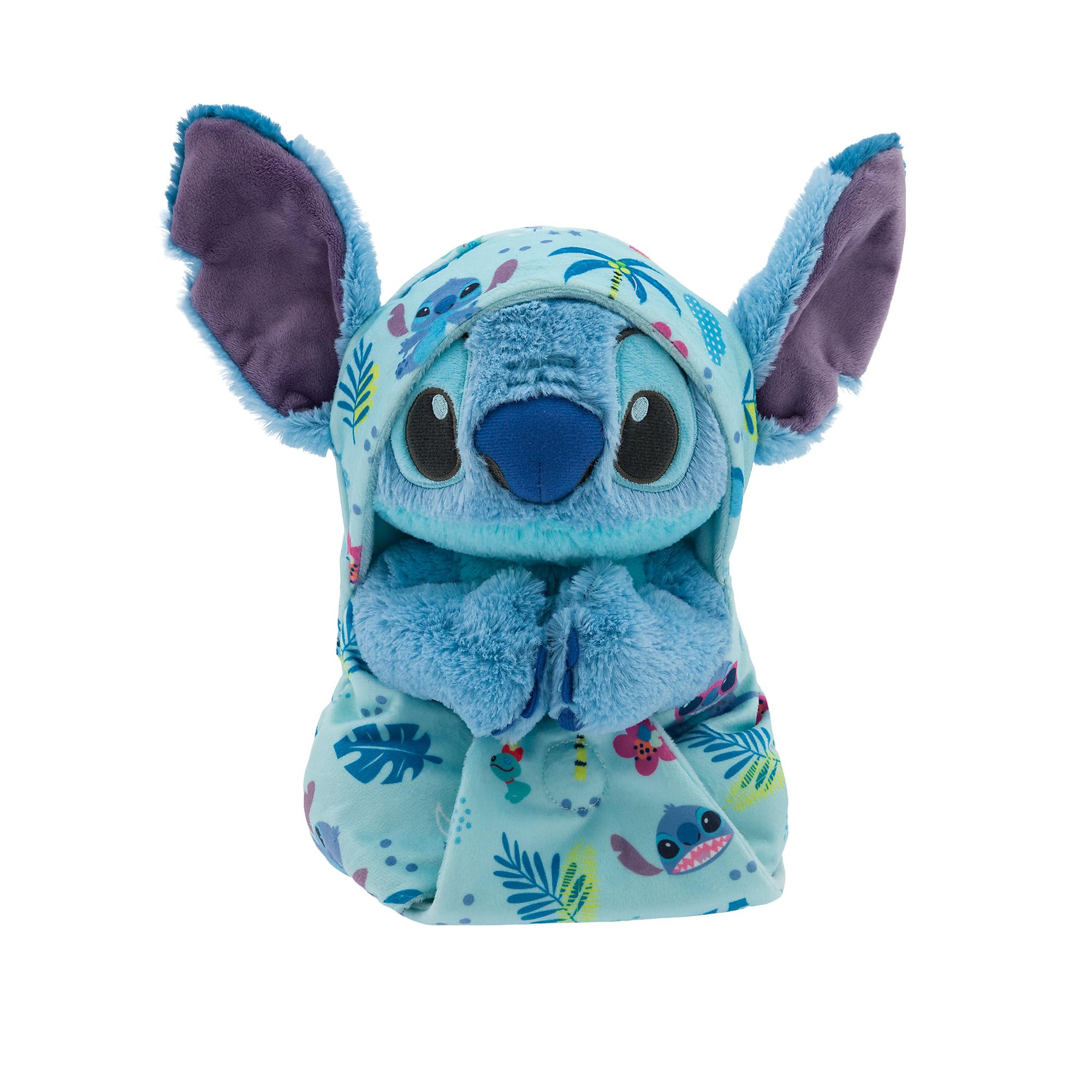 Disney Store Official Babies Collection: Stitch Plush in Swaddle with Detailed Plush Features - Official Soft Toy - Stuffed Animals for Babies - Perfect for Fans & Kids