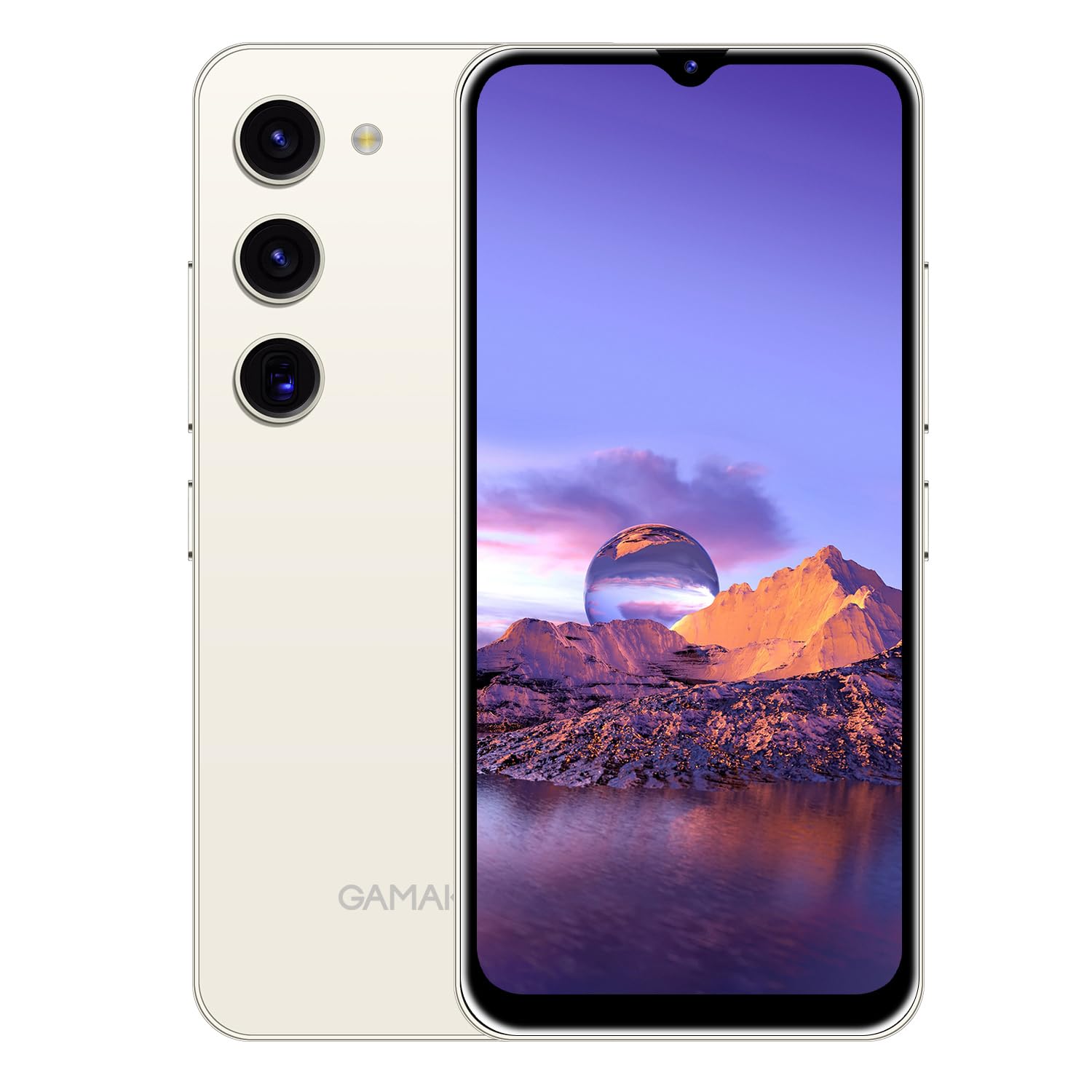 GAMAKOO G23 Unlocked Cell Phone 64GB+4GB Dual SIM 6.52â 4000mAh Battery 4G Android Smartphone 13MP+8MP Camera (White)