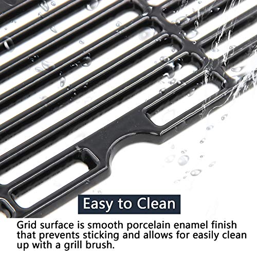 Hongso Grill Repair Kit Replacement for Charbroil 463349917 463347519 463347518 463347017 463342118 463335517 463332718 Models, Grill Grates Heat Plates Burner Tubes Included