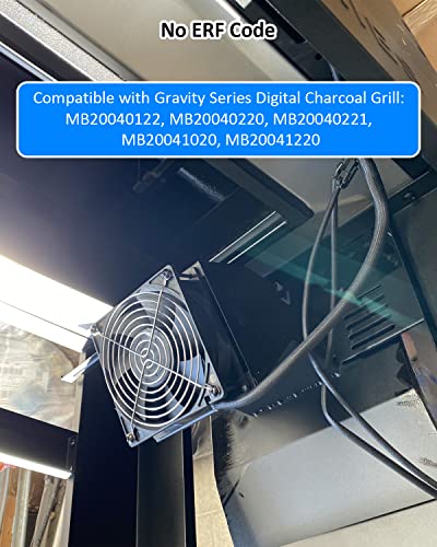 Digital Fan Kit Fits for Masterbuilt MB20040220/MB20041220 Gravity Series 560/1050 XL Digital Charcoal Grill + Smokers,Replace 9904190040
