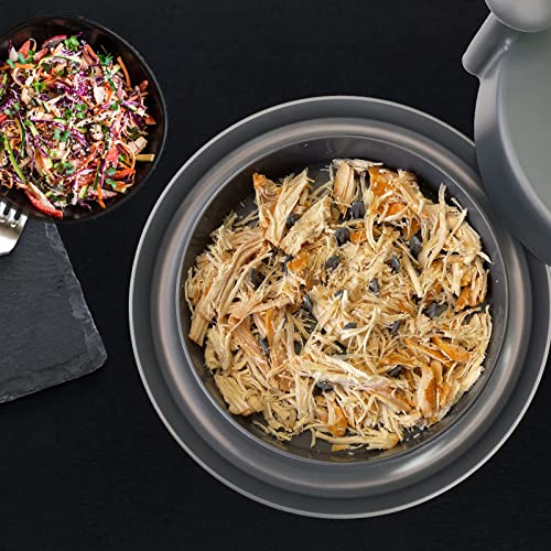 Hocane Chicken & Meat Shredder - Alternative to Bear Claws Meat Shredder - Large Size Meat Shredding Tool with Handles and Non-Skid Base Suitable for Pulled Pork,Beef and Chicken, Black
