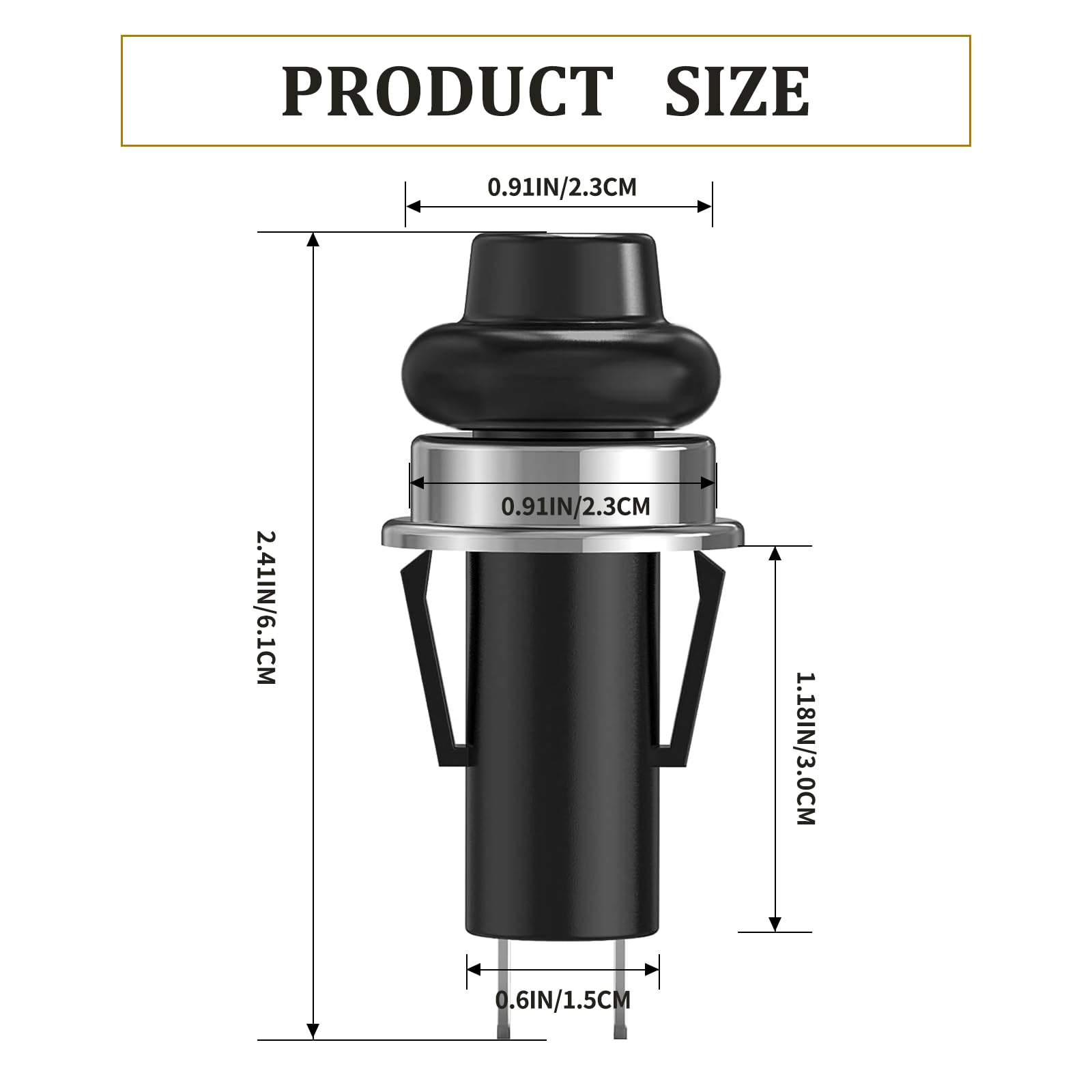 WAO ZONE Replacement for Weber Grill Igniter Switch，GS4 Ignition Push Button Switch Fit for Weber Spirit E/S-210 220 310 315 320 330 Gas Grills