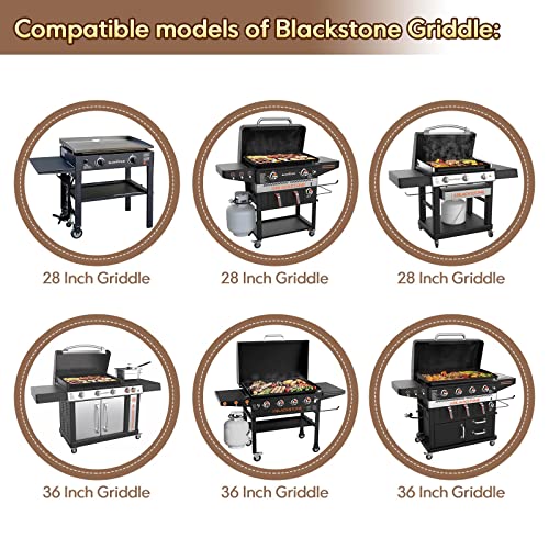 TIFMI - Blackstone Grease Cup Liners (50 Pack) for 36'' 28'' 22'' 17'' Inch Griddles, Aluminum Foil Drip Pan Liners for Blackstone 5017, Grill Grease Tray Blackstone Griddle Accessories