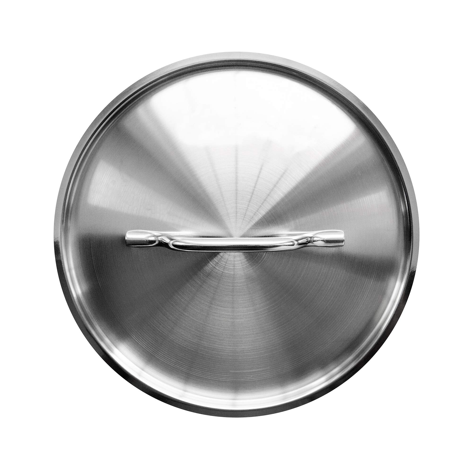Update International SSP-2 Stainless Steel Sauce Pan with Cover, 2-Quart, silver