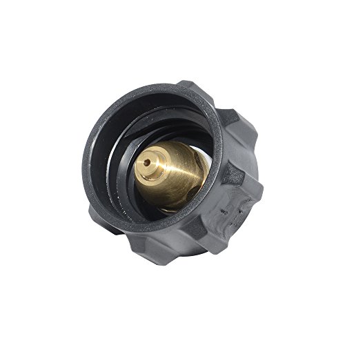 Aobbmok 100% Solid Brass QCC1 Propane Adapter Gas Regulator Valve Fitting with Type 1 Connection and 1/4 Inch Male Pipe Thread
