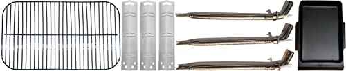 Quickflame Replacement Parts for Expert Grill 3 Burner, Walmart Expert Grill Parts GBC1916WRS & Other Expert Grill 3 Burner Models (Complete Repair Kit)
