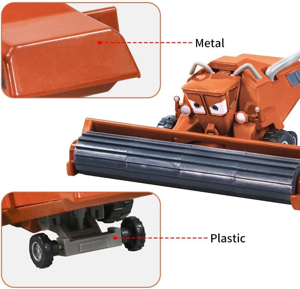 Flmenunu Movie Car Toy 1:55 Scale Die-Casting Car Metal Alloy Boy Kid Toy (Frank with Cows)