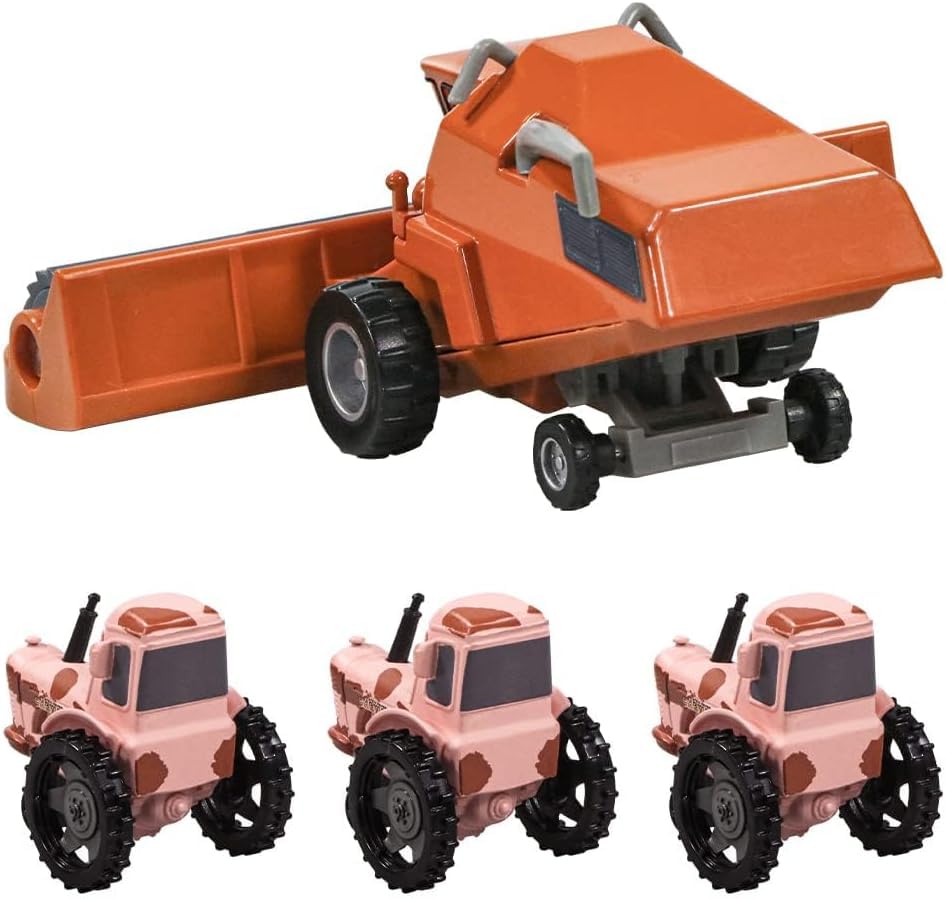 Flmenunu Movie Car Toy 1:55 Scale Die-Casting Car Metal Alloy Boy Kid Toy (Frank with Cows)