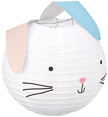 amscan Multicolored Bunny Shaped Paper Lanterns, 3 Ct. | Easter Decoration