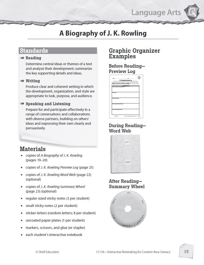 Interactive Notetaking for Content-Area Literacy, Secondary