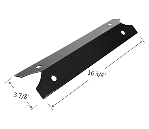 Votenli P9731A (5-Pack) 16 3/4" Porcelain Steel Heat Plate Replacement for Select Brinkmann, Charmglow Gas Grill Models (5-Pack)