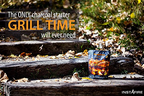 (3 Packs) Insta-Fire Charcoal Starter Perfect for Camping, Emergencies, Hiking, Fishing, Boating, Fire Pits, Grilling, Survival, Preppers, Food Storage, Boiling Water (as Seen on Shark Tank!)