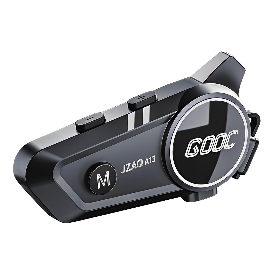 JZAQ Motorcycle Helmet Bluetooth Headset Motorcycle Helmet Speakers Intercom 2 Riders Noise Cancellation Speakers Communication Systems Motorcycle Riding/ski/Cycling/Sports
