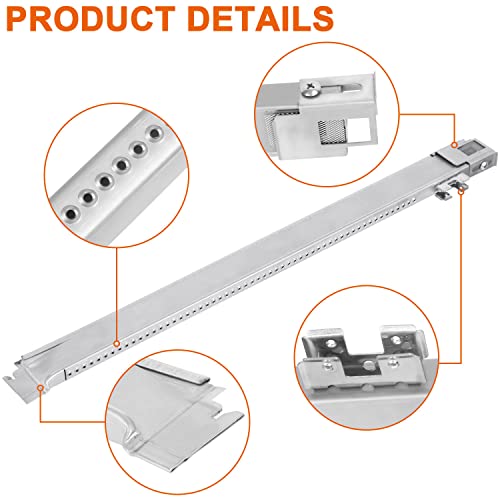 DELSbbq Burner Tube Kit for Weber Genesis II 400 Series Genesis II E-410 S-410 E-415 S-415 E-435 S-435 Gas Grills, Replacement Kits for Weber Genesis II 300 Series 400 Series Gas Grills, 67490, 67491
