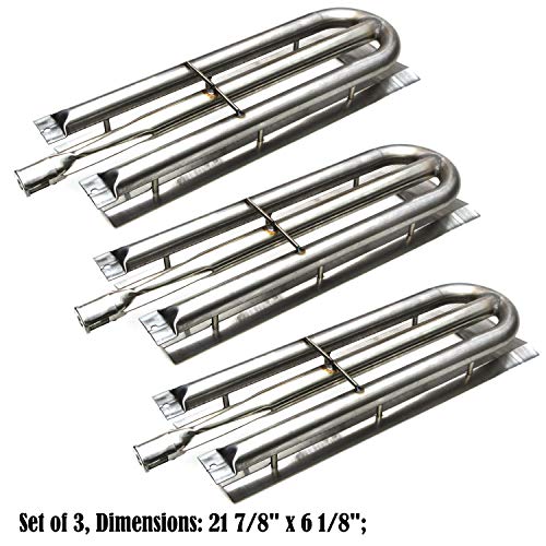 Direct Store Parts DA108 (3-Pack) Stainless Steel Burner Replacement for Viking Gas Grill (3)