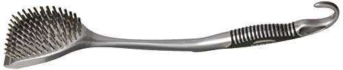 Libman 566 Long Handle Stainless Steel BBQ Brush with Ergonomic Handle