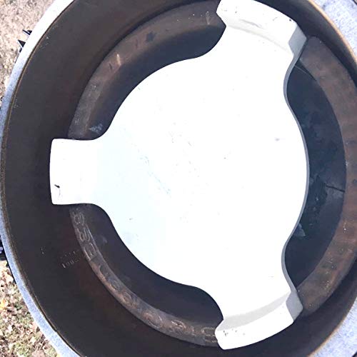 Big Green Egg Plate Setter Large 18" Heat Deflector - Plate Setter for Big Green Egg Large Size and 18" Kamado Grill, Chargriller 18" Akorn Kamado