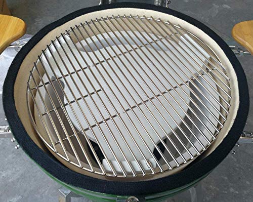 Big Green Egg Plate Setter Large 18" Heat Deflector - Plate Setter for Big Green Egg Large Size and 18" Kamado Grill, Chargriller 18" Akorn Kamado