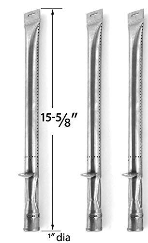 3 Pack Replacement Stainless Steel Burner for Uniflame GBC1030W, GBC1030WRS, GBC1134W, GBC1134WRS, GBC1134WRS-C, GBC1134WS-C, GBC1205W, GBC1205W-C Gas Grill Models