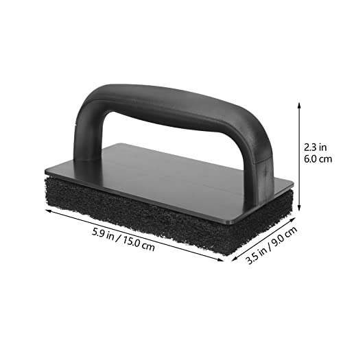 Happyyami Food Scraper Tool 1 Set Barbecue Rack Cleaning Brush BBQ Grate Cleaner Sponge Heavy Duty Griddle Scouring Pad Grill Rack Oil Remover for Home Kitchen Food Scraper