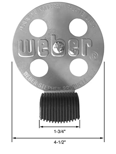 Weber Bar-B-Kettle, Charcoal Performer, Touch-N-Go Replacement Gas Grill Damper Kit 63070