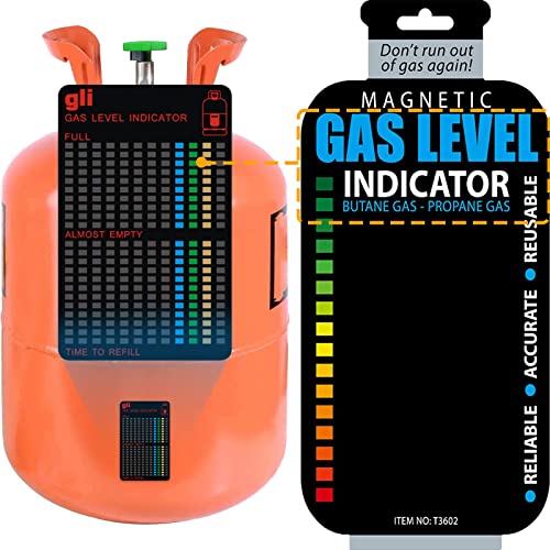 Cadeaux4U Magnetic Gas Level Indicator Gauge Reusable Propane Fuel Level Indicators Propane Tank Gauge Level Indicator Propane Tank Sensor for Home Kitchen (3Pcs)
