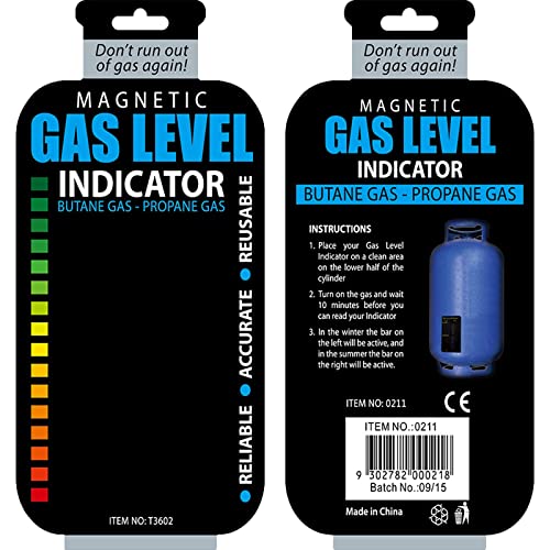 Cadeaux4U Magnetic Gas Level Indicator Gauge Reusable Propane Fuel Level Indicators Propane Tank Gauge Level Indicator Propane Tank Sensor for Home Kitchen (3Pcs)