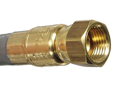 M.B. Sturgis Inc. 3/8" ID Natural Gas BBQ Grill Quick Disconnect Gas Connector (15 Feet)