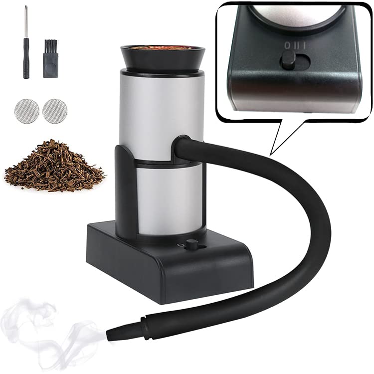 Smoking Gun, Portable Handheld Smoke Infuser, Cocktail Smoker, Cold Smoker Food Smoker Gun for Any Meat Cocktail Cheese BBQ Steak Beef, Sausage, Vegetable Salad, Drinks,Smoking Accessories (Adjustable, Wide Mouth)