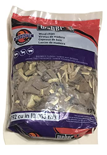 Dyna-Glo DG784GSC Premium Vertical Smoker Cover, Beige & Weber Available Stephen Products 17149 Mesquite Wood Chips, 192 cu. in. (0.003 c, m