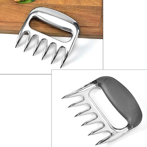 Bear claw, barbecue meat mincer,Meat Separator, stainless steel wire drawing meat mincer-barbecue and barbecue utensils, Meat Claws,Meat Shredder Claws,Shred and Cut Meats,a set of 2