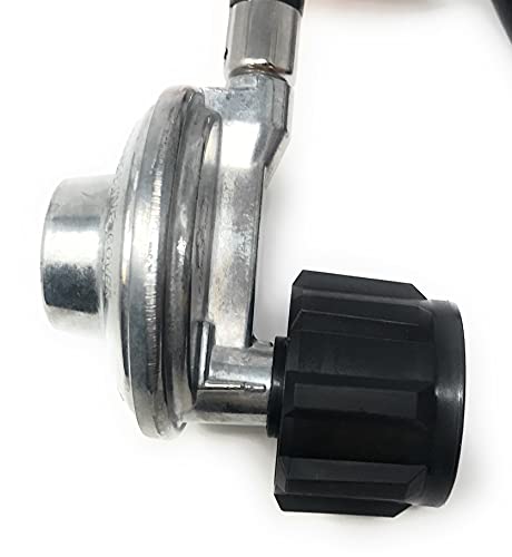 Madol Y-Splitter with 2 Hoses for type1 Propane Tanks [2561] Fits Most LP Gas Grill, Heater & Fire Pits Dual Hose Assembly -Regulador de propano de Baja presión con dos mangueras Y-Splitter