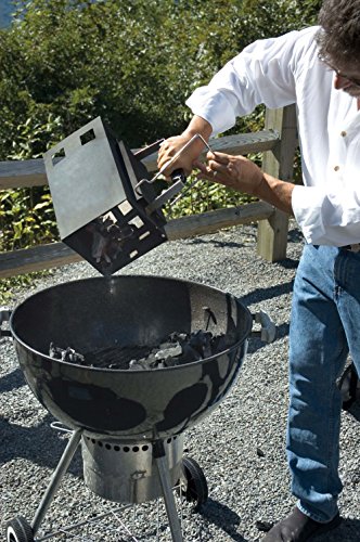 Steven Raichlen Best of Barbecue Ultimate Chimney Charcoal Starter with Handle