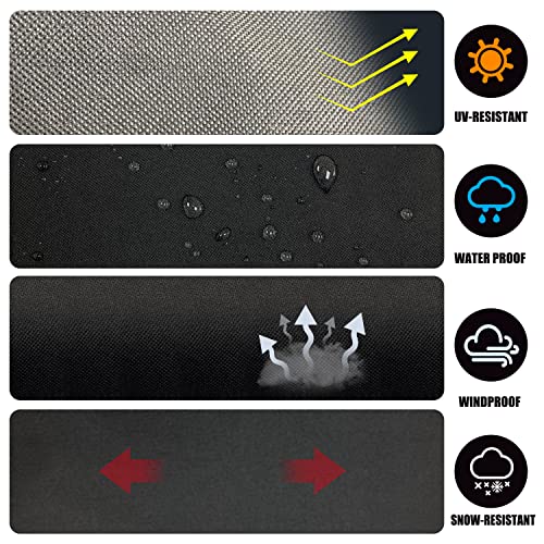 Heavy Duty Grill Cover for Blackstone 22inch Tabletop Griddle with Hood,600D Heavy Duty Cover - Heighten