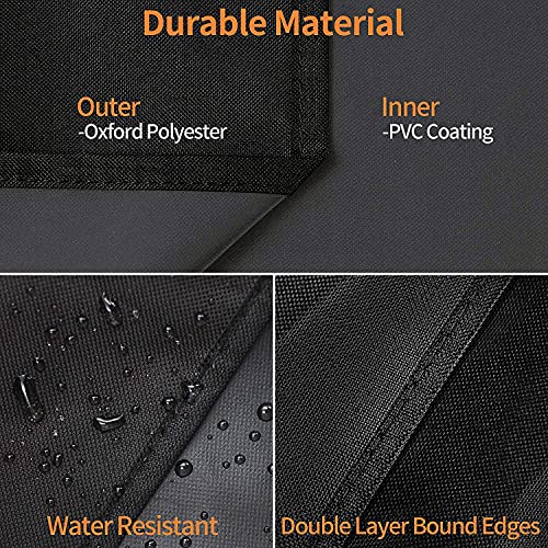 Heavy Duty Grill Cover for Blackstone 22inch Tabletop Griddle with Hood,600D Heavy Duty Cover - Heighten