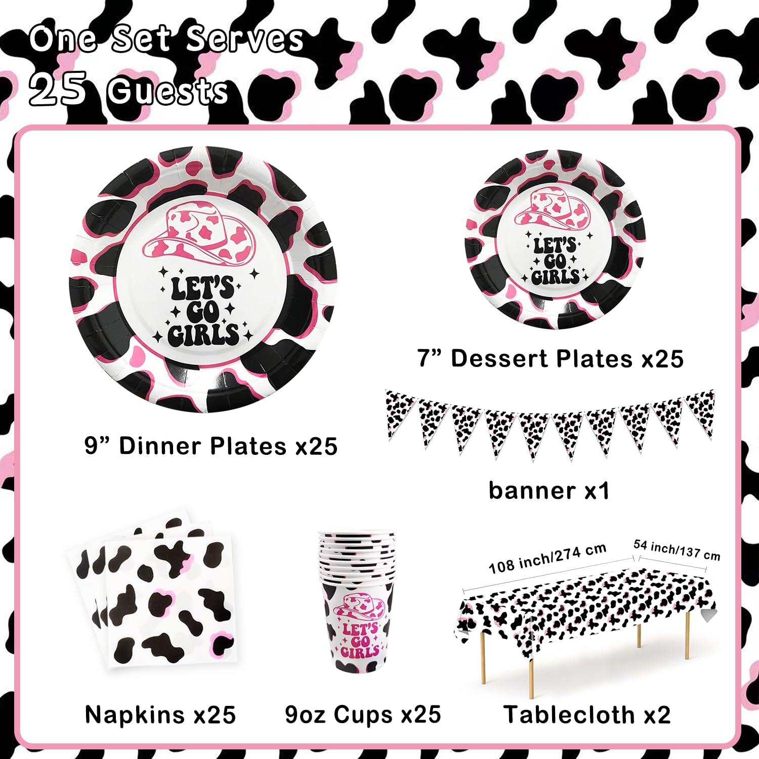 Lets Go Girls Party Decorations