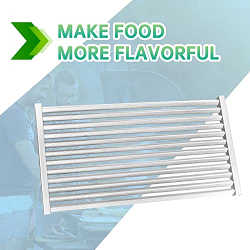 Folocy 19.25” Grill Grates Replacement for Nexgrill 720-0025, 720-0677, Charmglow 720-0234, 720-0289, 810-8500-S, Kenmore 122.16648900, Brinkmann 810-8501-S, 810-8502-S, Ducane 30400042, 30400043
