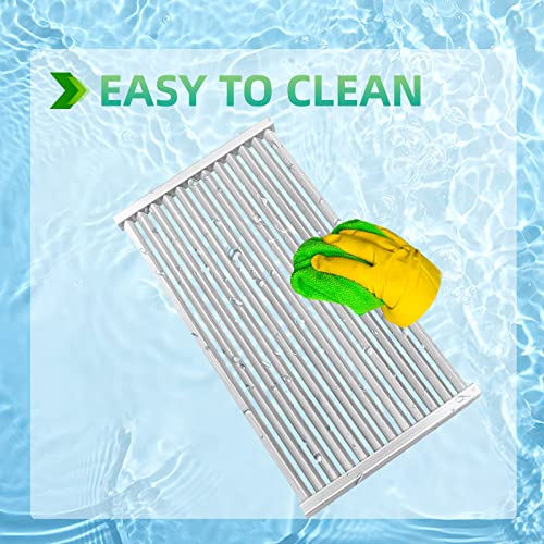 Folocy 19.25” Grill Grates Replacement for Nexgrill 720-0025, 720-0677, Charmglow 720-0234, 720-0289, 810-8500-S, Kenmore 122.16648900, Brinkmann 810-8501-S, 810-8502-S, Ducane 30400042, 30400043