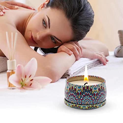 12 Pack Scented Candles Gift for Families and Her,2.2OZ Make with Natural Soy Wax and Oils Aromatherapy Candles with Various Fragrances