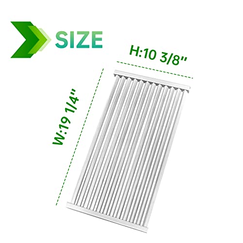 Folocy 19.25” Grill Grates Replacement for Nexgrill 720-0025, 720-0677, Charmglow 720-0234, 720-0289, 810-8500-S, Kenmore 122.16648900, Brinkmann 810-8501-S, 810-8502-S, Ducane 30400042, 30400043