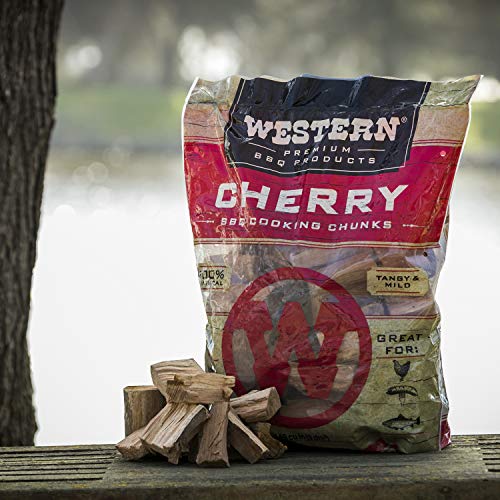 Western BBQ 28081 Smoking Pellet Wood Burning Grill Cooking Chunks, Cherry