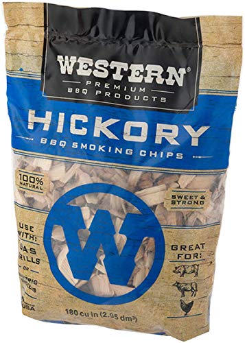 Western Popular BBQ Smoking Wood Chip Variety Pack Bundle (3) - Popular Flavors - Apple & Hickory, with Cherry