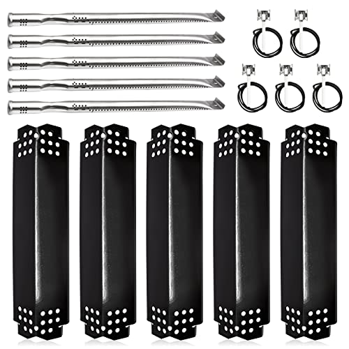 Yiming Replacement Parts for Nexgrill 720-0882A 720-0896 720-0925 720-0896B 720-0896C Gas Grill Models. Grill Burner Tubes, Heat Plate Shields, Carryover Tubes and Ignitors for Nexgrill 5 Burner.