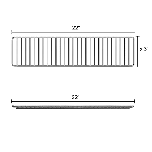 Grilling Corner Warming Rack Replacement for The Gravity Series 560 Digital Charcoal Grill + Smoker,Electroplated Silver,4-Pack