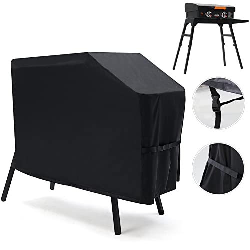 Griddle Cover for Blackstone 22'' Griddle with Hood Lid and Stand, Waterproof Windproof BBQ Grill Cover with Buckle, Griddle Accessories for Blackstone (Cover Only)