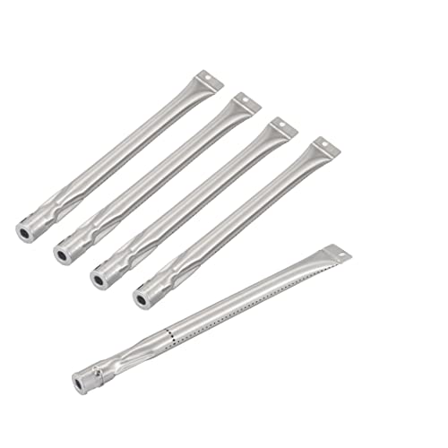 SUONA BR-39 Gas Grill Burner Tube Replacement Parts for Brinkmann 810-3885-S, 810-1750-S, 810-1751-S, 810-3885-F, 810-3551-0, Charmglow 810-7450-S, 810-8550-S, Grillada, 16 3/16 Inch, 5 Pack