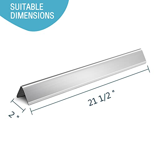 21.5 Inch Stainless Steel Flavorizer Bars for Weber Spirit E-210 Spirit 200 Series,7535 Heat Plate Replacement for Weber Grill Parts,5 Pack