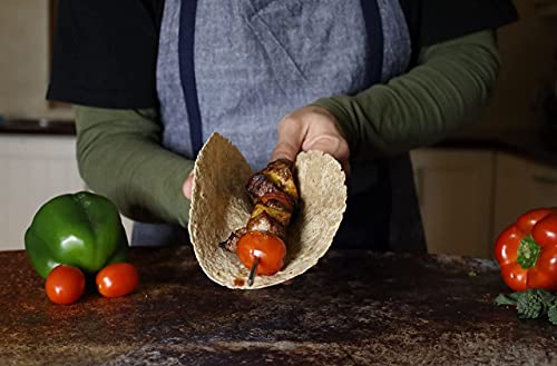 Kütral Vertical Skewer, Shawarma stand (9- and 12-Inches spike) Brazilian Skewer for Tacos Al Pastor,This Vertical Barbeque Grilling Rack Comes with Silicone Basting Brush