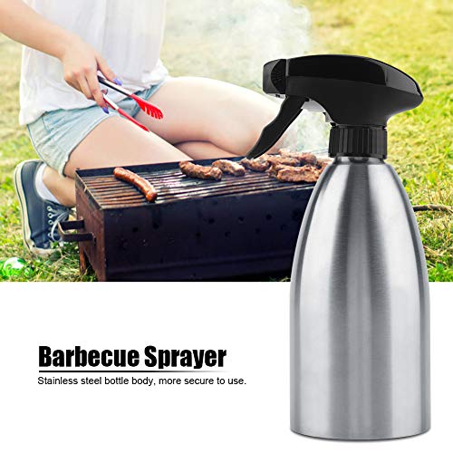 EBTOOLS Oil Sprayer for Cooking, 500ml Olive Oil Sprayer, Oil Mister, Refillable Food Grade Oil Vinegar Spritzer Sprayer Bottles for Salad, BBQ, Kitchen Baking, Roasting