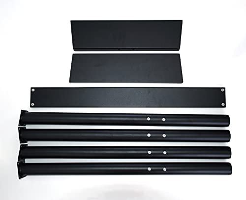 BNDHKR Portable Wood Pellet Tailgating tabletop Ranger Grill and Smoker Black (Barbecue stand)